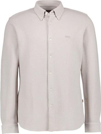 Boss Orange by Hugo Boss BOSS Orange Herren Hemd beige Jersey