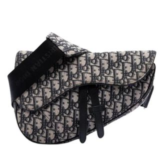 Dior Pre-owned Saddle Umh&auml;ngetasche - - Pre-owned - Damen - Blau - ONE SIZE