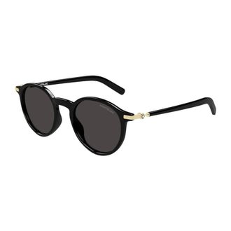 Montblanc Montblanc - Lunettes de soleil Snowcap - Homme - Accessoires - Noir - Taille: 49 MM