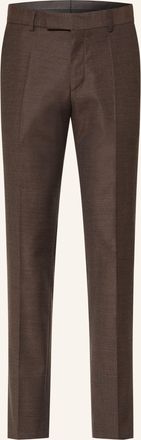 HUGO BOSS Anzughose Genius Extra Slim Fit braun