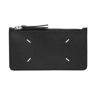 Maison Margiela Kartenetui Zip EW - - Accessories - Herren - Schwarzk - ONE SIZE