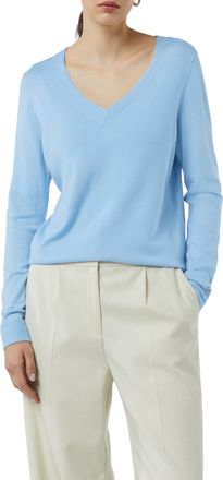 Comma Feinstrickpullover mit V-Ausschnitt