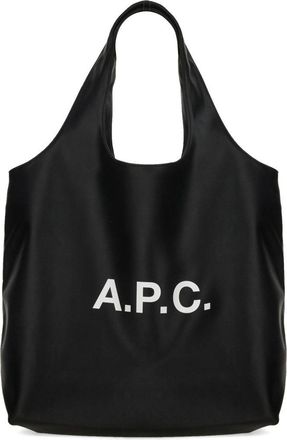 A.P.C. Unisex Tote Bag Ninon Black Handbags Hand