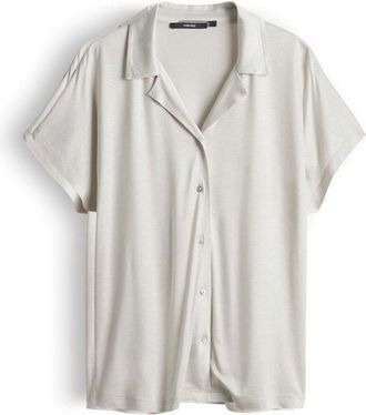 someday Poloshirt Kedina ease aus ECOVERO-Jersey Perlmuttkn&ouml;pfe am Polokragen, k&uuml;hl im Griff
