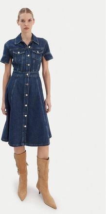 Karl Lagerfeld Jeanskleid B1W13037 Blau Regular Fit