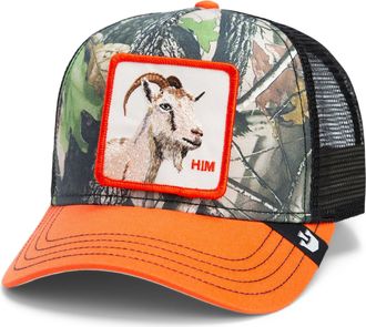 Goorin Brothers Trucker Cap Hide Him Camo Camouflage, Size:OneSize