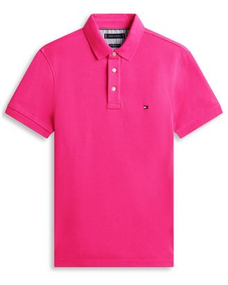 Tommy Hilfiger Piqu&eacute;-Poloshirt Slim Fit 1985 mit Stretch und Logo-Stickerei in