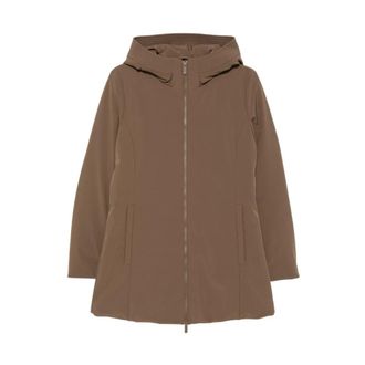 Woolrich Firth Parka mit Kapuze - - Coats - Damen - Braun - L