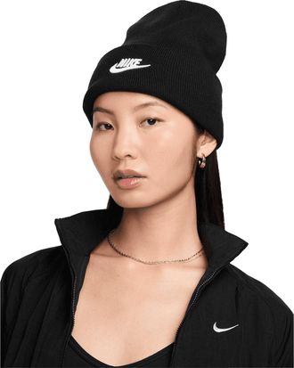 Nike Futura Peak M&uuml;tze f&uuml;r Herren/Damen Unisex (Schwarz/Wei&szlig;)
