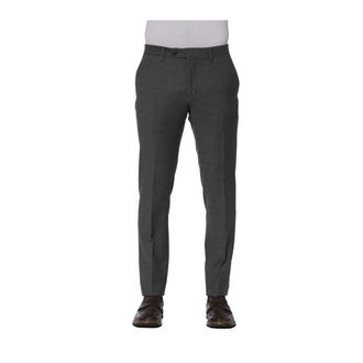 Trussardi Stilvolle Hose mit Knopf- und Rei&szlig;verschluss - - Trousers - Herren - Grau - XS