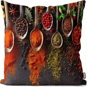 Void Watches Gewürze Kochen Küche Kissenbezug Kissenhülle Sofakissen Kissen Deko Outdoor-Kissen Dekokissen, Kissen Größe:40 x 40 cm