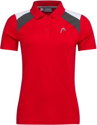 Head Club 22 Tech Polo Shirt Women, rot, S