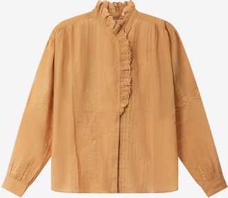 Isabel Marant Top Leota - Femme - Caramel - Taille34 - Marant &Eacute;toile