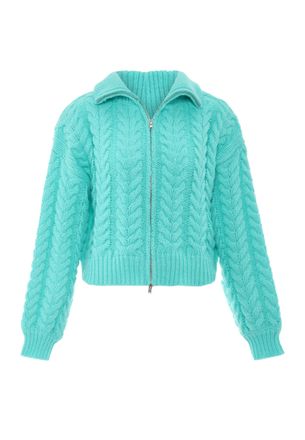 Mymo Strickjacke Damen Minze