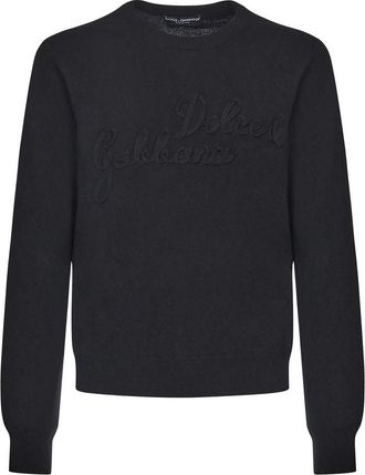 Dolce & Gabbana Pull Col Rond - Noir