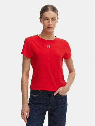 Tommy Hilfiger T-Shirt WW0WW48710 Orange Slim Fit