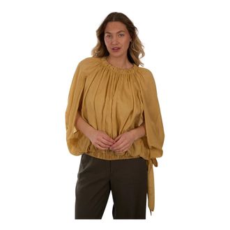 Semicouture Damen, Blusen & Hemden, Gelb, SGr&ouml;&szlig;e