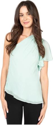 Patrizia Pepe One-Shoulder Bluse - - Blouses & Shirts - Damen - Gr&uuml;n - M