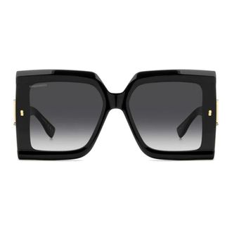 Dsquared2 Femme, Accessoires, Noir, Taille: 64 MM Lunettes de soleil carr&eacute;es oversize
