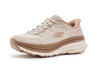 Skechers Max Cushioning Zirrus Damen-Sneaker, Tan Textile Synthetic, 39.5 EU