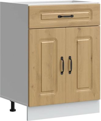 vidaXL Vidaxl - Armoire de cuisine Kalmar ch&ecirc;ne artisanal bois ding&eacute;nierie