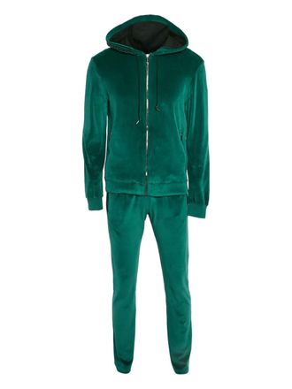 Versace survêtement en velours - Vert