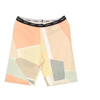 Obey Peach Multi Short de Cyclisme Taille Haute - Femme - Sport - Multicolore - Taille: 38 FR
