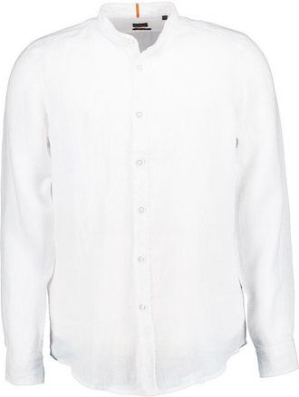 Boss Orange by Hugo Boss BOSS Orange Herren Hemd wei&szlig; Leinen