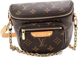 Louis Vuitton Bum Bag Monogram Canvas Mini belt bag - Braun