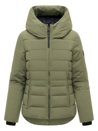 Navahoo Damen Steppjacke Steppt&auml;nzchen mit Kapuze