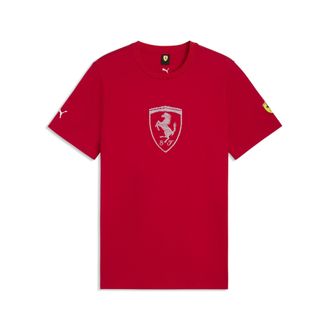 Puma Scuderia Ferrari Tonal Shield T-Shirt Herren, Accessoires, Rot, XXL