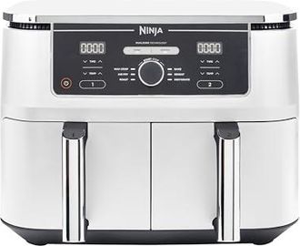 Ninja Ninja Foodi MAX Dual Zone Air Fryer, 2 Tiroirs, 9,5L, 6-en-1, Sans Huile, Air Fry, Croustillant Max, Rôtir, Cuire, Déshydrater, 8 Portions, Paniers An