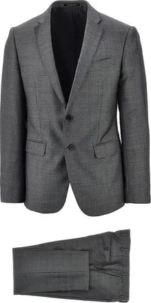 Emporio Armani M Line m&eacute;lange wool suit Man 46