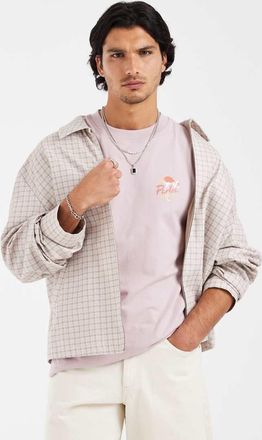 Parlez Clothing Marion - T-shirt &agrave; manches courtes avec motif au dos - Rose