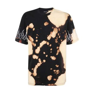 Vision Of Super Besticktes Logo Baumwoll T-shirt - - Tops - Herren - Mehrfarbig - XS