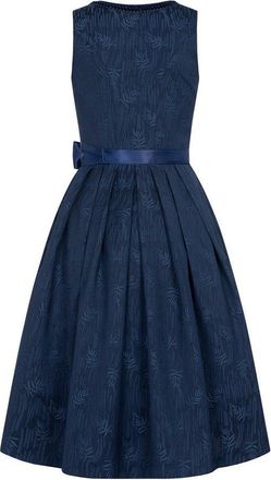 N&uuml;bler Trachtenkleid Midi Dirndl Floreta in Nachtblau von N&uuml;bler
