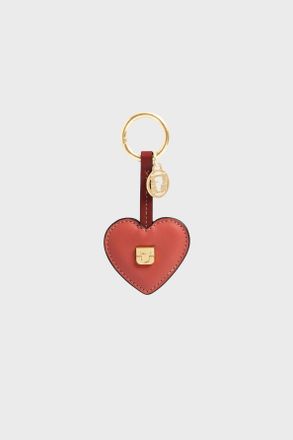 Gerard Darel Charm en cuir - ATOUT COEUR - Bois de rose