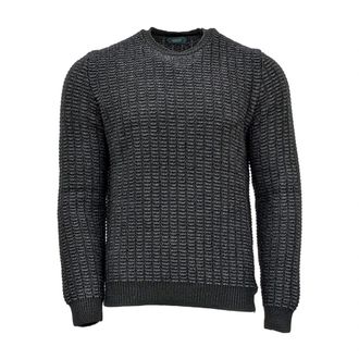 Zanone Rundhals-Strickwege - - Knitwear - Herren - Gr&uuml;n - 2XL