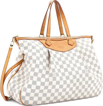 Louis Vuitton Siracusa Handbag Damier GM shoulder bag - Nude