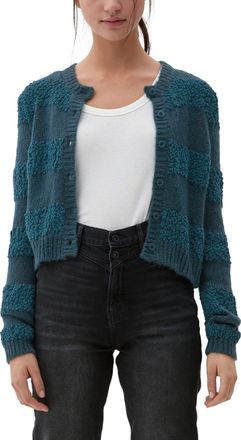 QS by s.Oliver Q/S designed by Womens 2119044 Strickjacke, Blau, XXL
