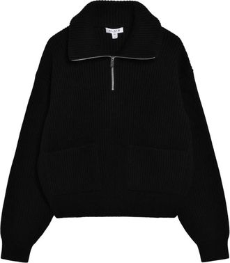 Alaia Pull Trucker - Femme - Sweatshirts et sweats &agrave; capuche - Noir - Taille: 38 FR