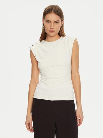 Guess Bluse 5RGP07 6263A &Eacute;cru Regular Fit