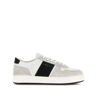 Hogan Homme, Chaussures, Multicolore, Taille: 40 EU Baskets en cuir avec logo