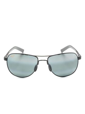 Maui Jim lunettes de soleil &agrave; monture pilote - Noir
