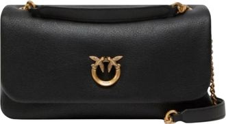 Pinko Pinko - Horizontal Click Soft Chain - Femme - Sacs - Noir - Taille: ONE Size