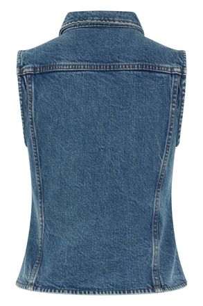 Lois Jeans Womens Denim Gilet Stone Vintage Cotton Waistcoats & Gilets