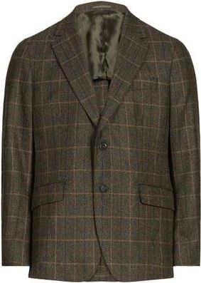 Hackett Chemise &agrave; carreaux en laine m&eacute;lang&eacute;e