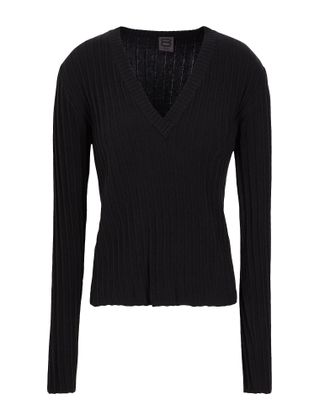 8 by YOOX ORGANIC COTTON V-NECK SWEATER