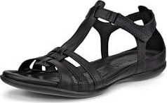 Ecco Flash, Sandales Bout Ouvert Femme, Noir (53859Black/Black), 41 EU