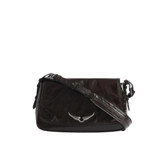 Zadig&Voltaire Le Zouzou Vintage Patent Bag - - Bags - Damen - Braun - ONE SIZE
